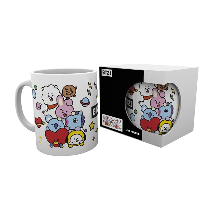 BT21 - Mug - 320 ml - Characters Stack - subli - box