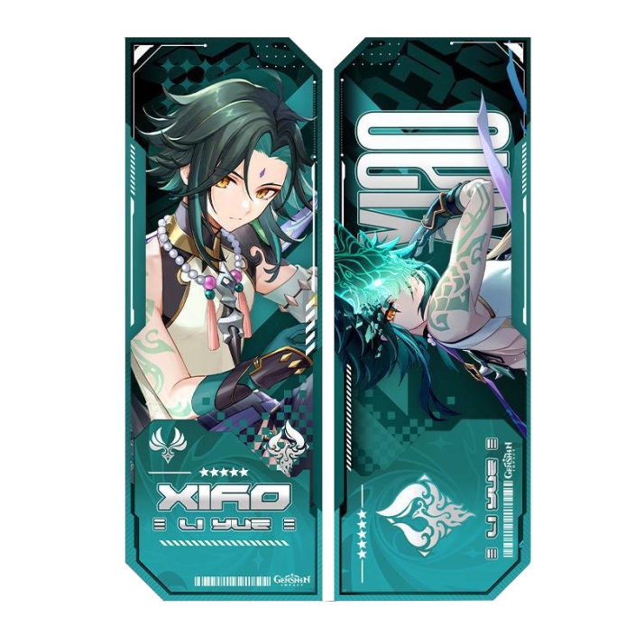 Genshin Impact Liyue Double Sided Book Divider - Xiao