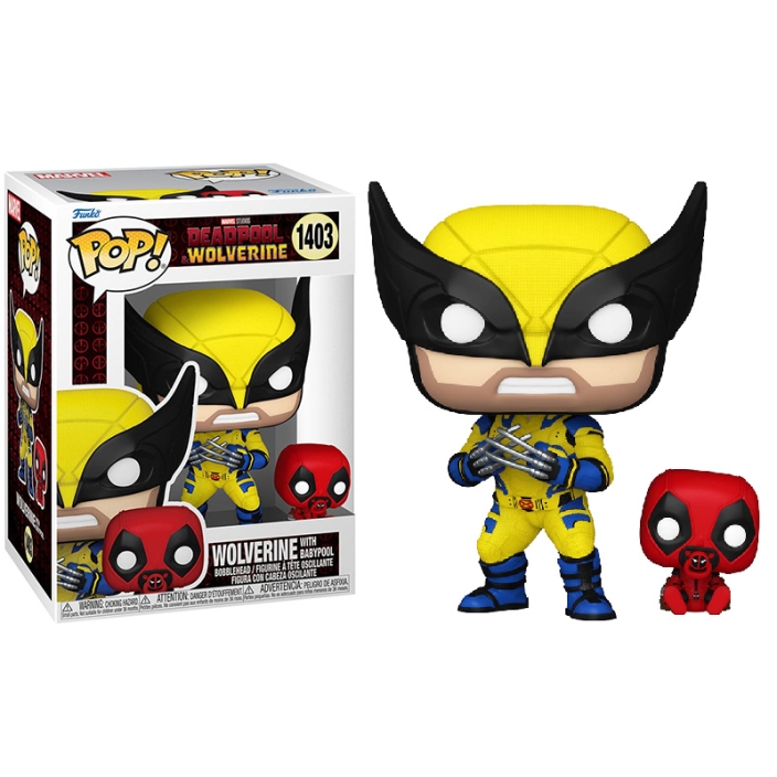 Funko Pop! Marvel: Deadpool Wolverine - Wolverine with Babypool #1403 ...